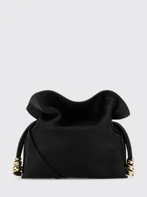 Loewe Flamenco Leather Clutch - Black