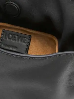 Loewe Flamenco Leather Clutch - Black