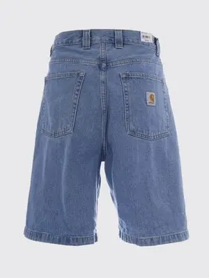 Carhartt Work In Progress Cotton Denim Shorts - Blue