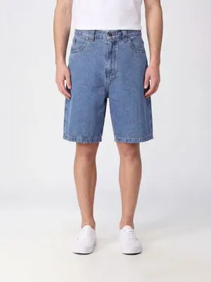 Carhartt Work In Progress Cotton Denim Shorts - Blue