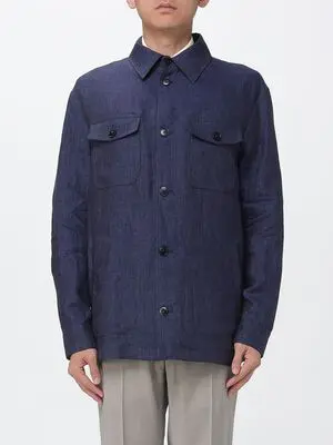 Canali Linen Shirt Jacket