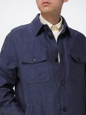 Canali Linen Shirt Jacket