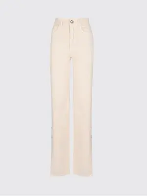 TWINSET Cotton Denim Flared Jeans