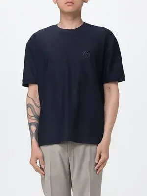 Giorgio Armani Jersey Crew-neck T-shirt - Black