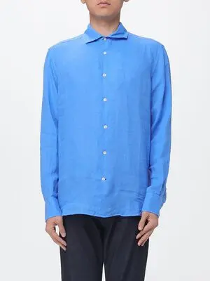 MC2 SAINT BARTH Linen Shirt - Blue