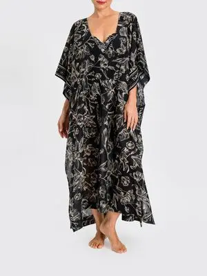 TWINSET U & B Printed Cotton Kaftan Dress