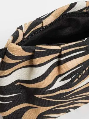TWINSET Printed Cotton Canvas Pouch