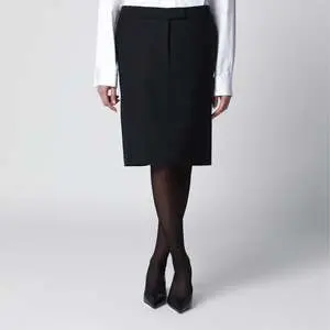 FERRAGAMO Wool And Mohair Skirt - Black
