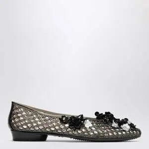 HEAVENLY JELLY Lily Ballet Flats - Black