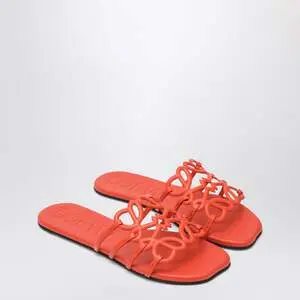 Loewe Calf Leather Anagram Slides