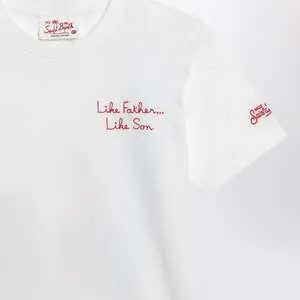 MC2 SAINT BARTH Like Father... Like Son" T-shirt With Simpsons Print