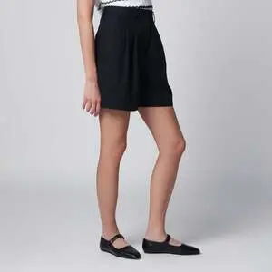 DUNST Navy Cotton-blend Bermuda Shorts - Blue