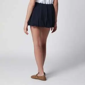 DUNST Navy Voluminous Mini Skirt - Blue