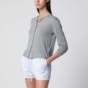 DUNST Mélange Cotton-blend Cardigan