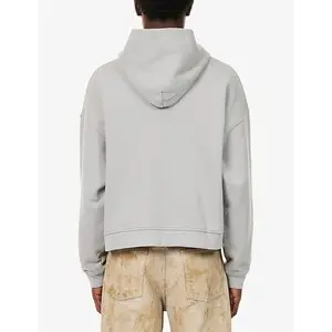 FOUND Logo Patch Zip-through Cotton-jersey Hoody