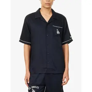 New Era La Dodgers Mlb Graphic-print Short-sleeve Rayon Shirt