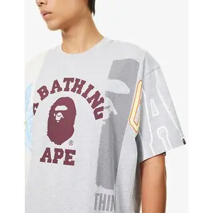 A BATHING APE Logo-print Cotton-jersey T-shirt