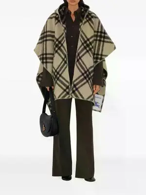 Burberry Reversible Checkered Cape