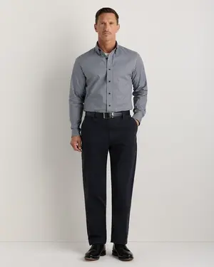 Quince Supima Cotton-tencel Everyday Shirt - Blue Gingham