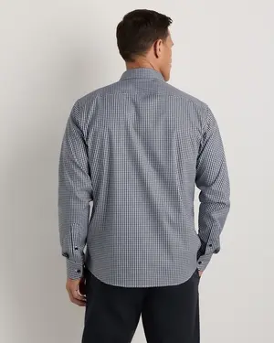 Quince Supima Cotton-tencel Everyday Shirt - Blue Gingham