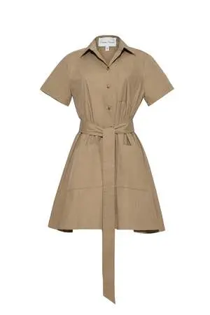 Cara Cara Mini Shirt Dress With Novelty Buttons
