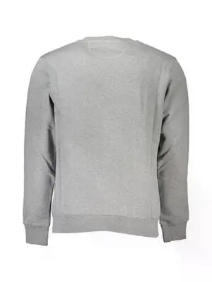 LA MARTINA Crew-neck Sweater With Embroidered Logo - Grey