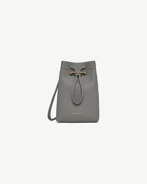 Strathberry Osette Pouch Bag - Grey