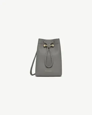 Strathberry Osette Large Pouch Bag - Grey
