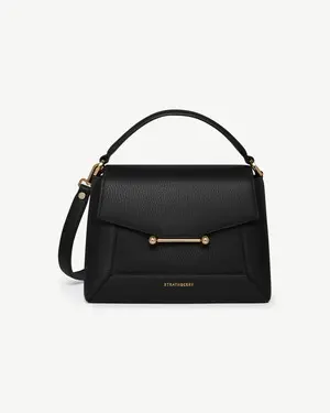 Strathberry Mosaic Top Handle Handbag - Black