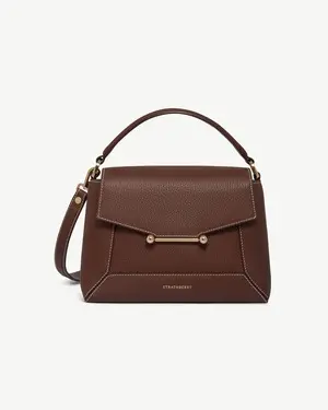 Strathberry Mosaic Top Handle Handbag - Brown