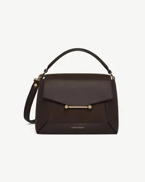 Strathberry Mosaic Top Handle Handbag - Brown