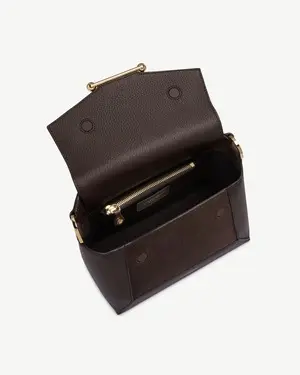 Strathberry Mosaic Top Handle Handbag - Brown