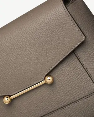 Strathberry Mosaic Top Handle Handbag - Grey