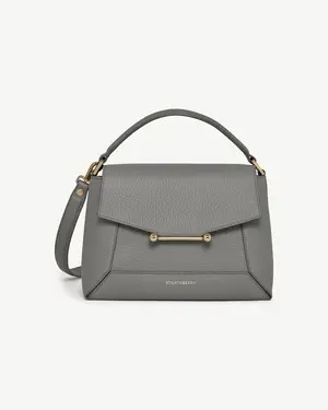 Strathberry Mosaic Top Handle Handbag - Grey