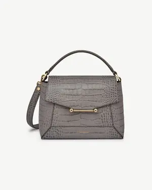 Strathberry Strathberry Mosaic Top Handle Handbag Grey