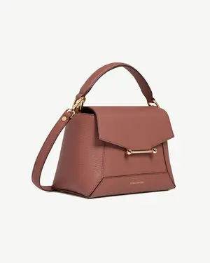 Strathberry Mosaic Top Handle Handbag - Pink