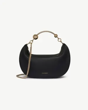 Strathberry Crescent Moon Handbag - Black