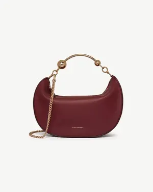 Strathberry Crescent Moon Handbag - Red