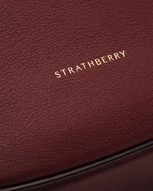 Strathberry Crescent Moon Handbag - Red