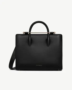Strathberry Midi Tote Bag Black