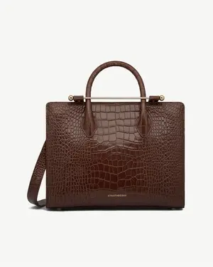 Strathberry Midi Tote Bag - Brown
