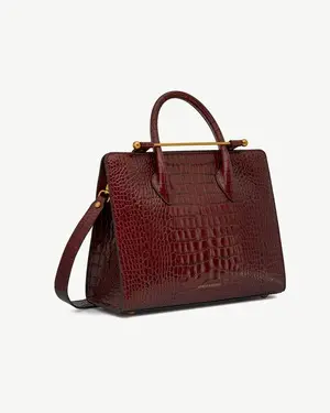 Strathberry Midi Tote Bag - Red