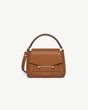 Strathberry Mosaic Nano Handbag - Brown