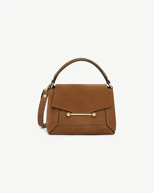 Strathberry Mosaic Nano Crossbody Bag - Brown