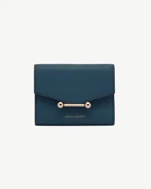 Strathberry Mosaic Trifold Wallet - Blue