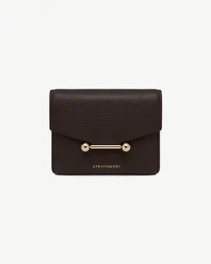 Strathberry Mosaic Trifold Wallet - Brown