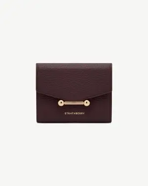 Strathberry Mosaic Trifold Wallet - Red