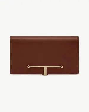 Strathberry Large Melville Street Wallet Brown