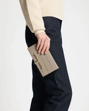 Strathberry Melville Street Wallet - Grey