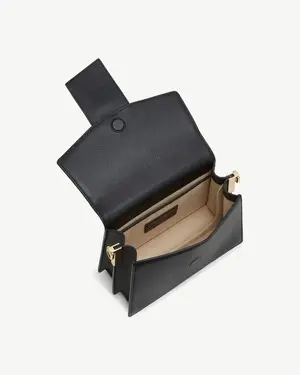 Strathberry Box Crescent Handbag - Black